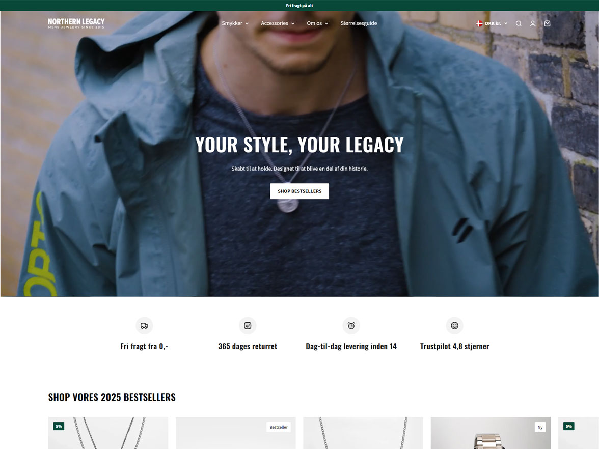 Northern Legacy: Litos Shopify Storefront & Custom Feature Development